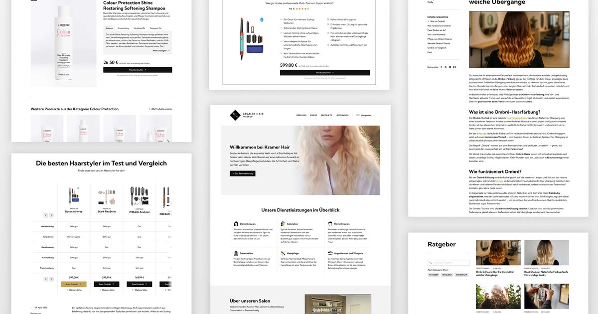Kramer Hair – Projekte – FeichtMedia